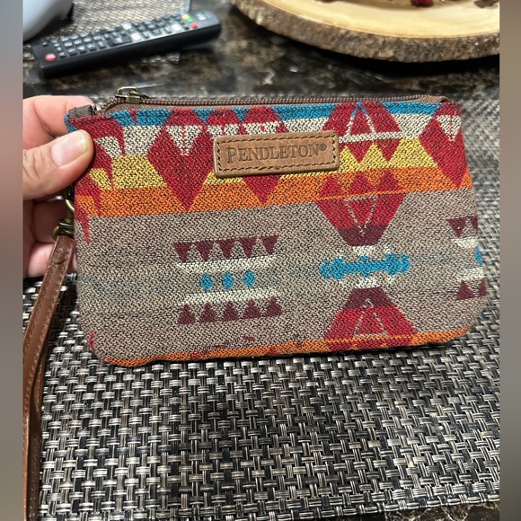 Pendleton | Bags | Pendleton Wool Wristlet In Perfect Condition | Poshmark
